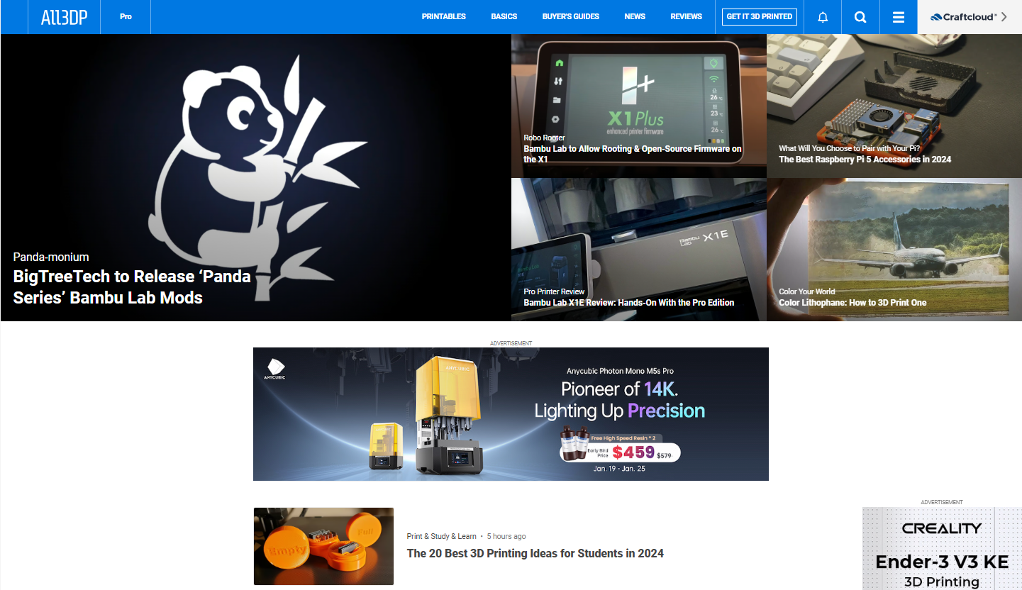 TOP 6 WEBSITE LẤY FILE IN 3D KHÔNG PHẢI AI CŨNG BIẾT